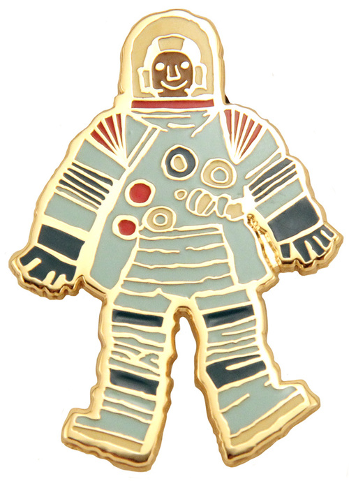 Space Suit 2 - Scott C. x Nucleus Enamel Pin - Nucleus | Art Gallery and Store