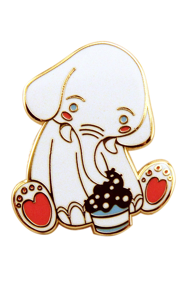 Marshmallow - Alina Chau x Nucleus Enamel Pin - Nucleus | Art Gallery and Store