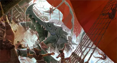 Sea Beast Concept Art 3 - Nucleus | Art Gallery and Store