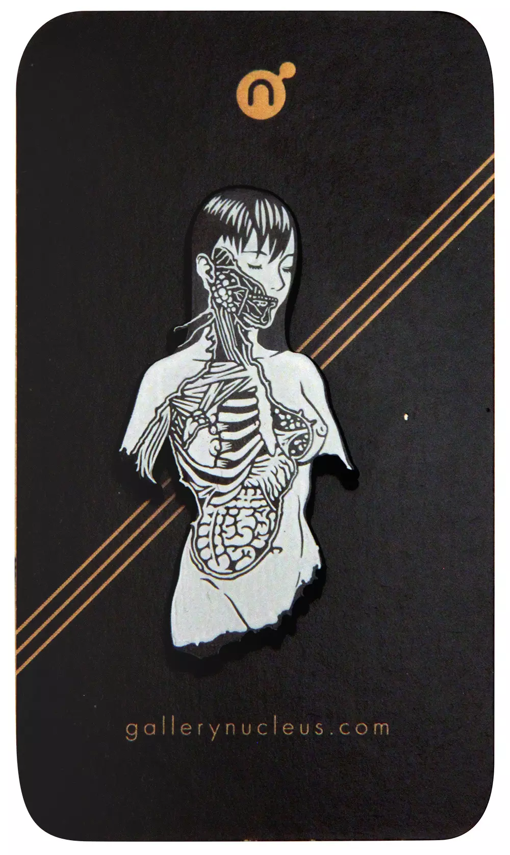 Vivisection by Oozy - Nucleus Enamel Pin - Nucleus | Art Gallery and Store