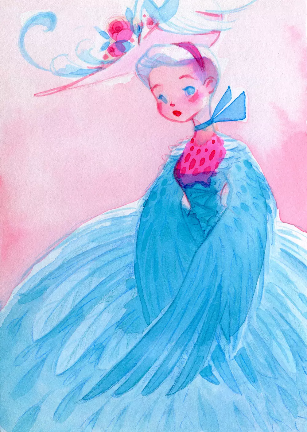 Blue Feathers - Nucleus | Art Gallery and Store